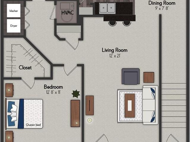 Wyndham Villas by Broadmoor 1 Bedroom Apartment for Rent at 9310 Western Ave, Omaha, NE 68114