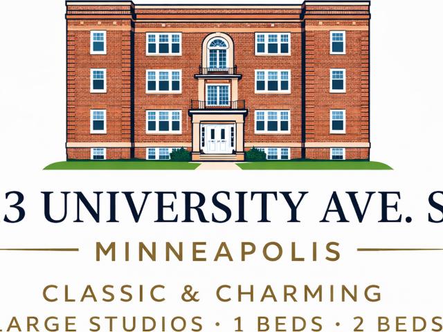 XL Classic Studio and One Bedrooms Available for Sept 1St Studio Apartment for Rent at 813 University Ave Se, Minneapolis, MN 55414 Marcy Holmes