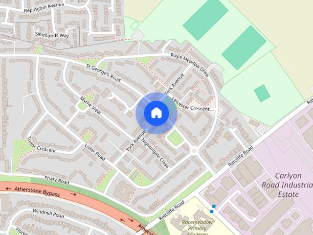 York Avenue, Atherstone, Warwickshire, CV9