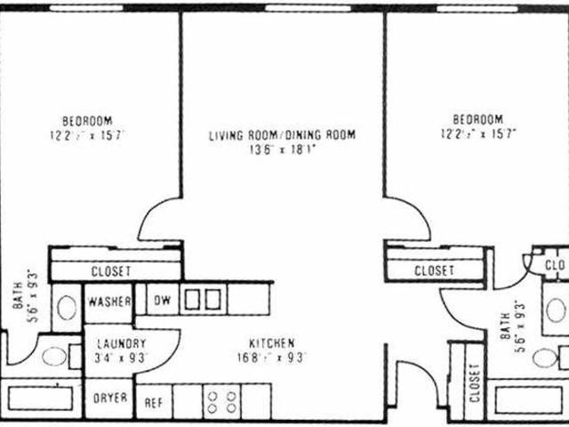 YORKTOWN ESTATES 1 Bedroom Apartment for Rent at 9250 W 21st St N, Wichita, KS 67205