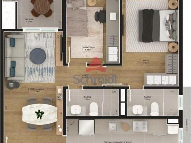 You Apartamento à venda, 73 m² por R$ 592.608,00 Centro São Leopoldo/RS