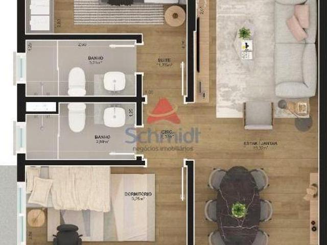 You Apartamento à venda, 74 m² por R$ 572.890,00 Centro São Leopoldo/RS