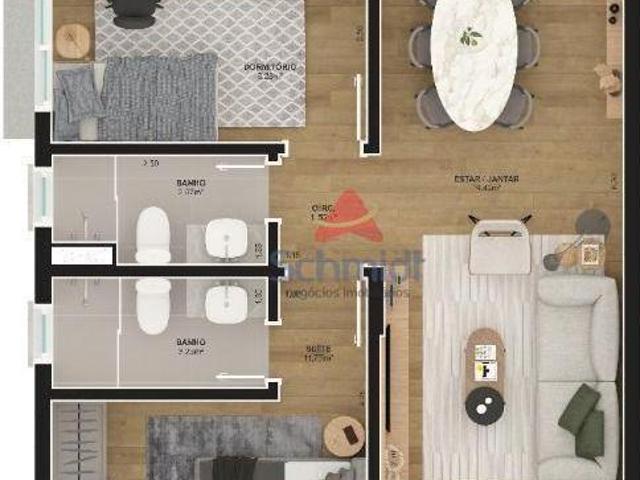 You Apartamento à venda, 74 m² por R$ 684.384,00 Centro São Leopoldo/RS