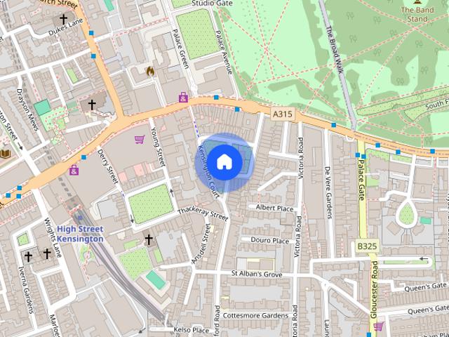 Young Street, Kensington, London, UK, W8