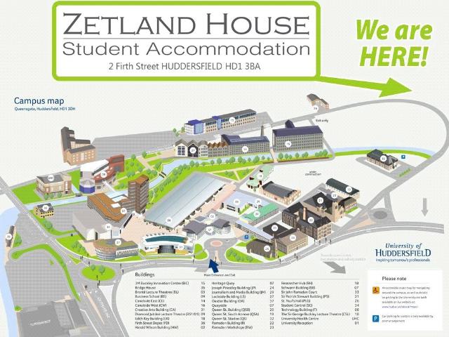 Zetland House, 2 Firth Street, Huddersfield HD1, Room to rent, £375 pcm | PrimeLocation