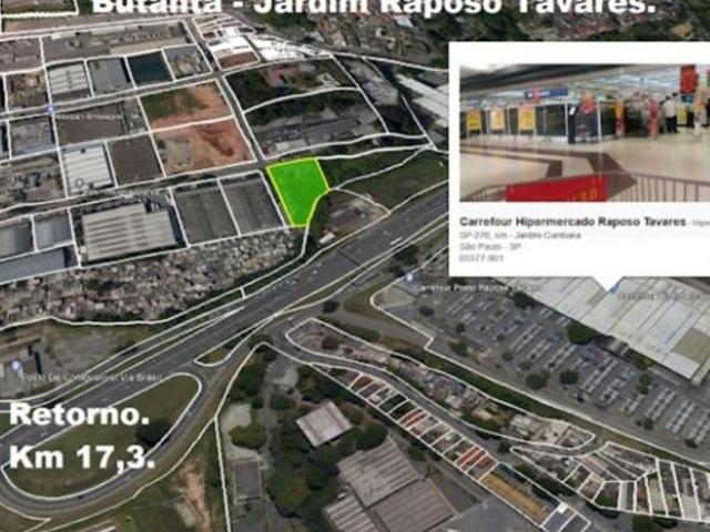 Zona Oeste | Terreno 4.613m² com Alto Potencial de Valorização e Uso Misto | Raposo Tavares