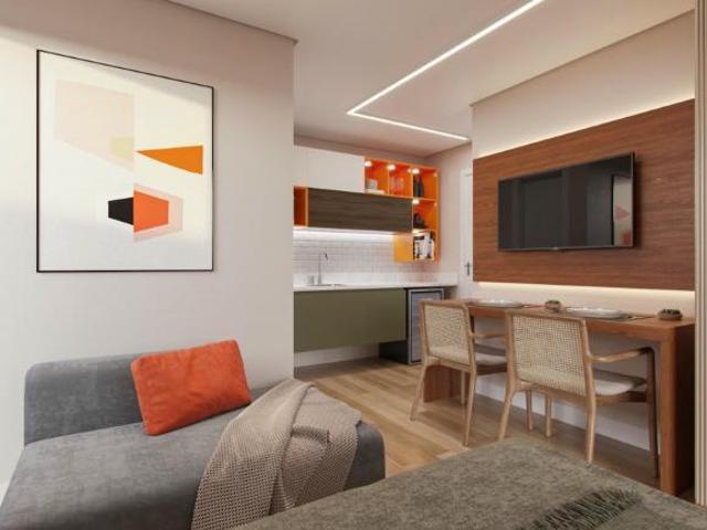 Zurich Studio 1 quarto, 24 m2, N.207, sacada, vaga na garagem Alcance Eng