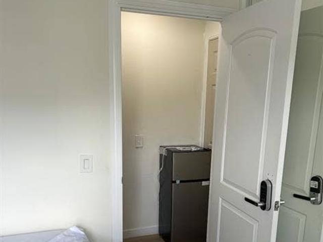 A master bedroom with mini split