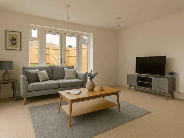 A modern three bedroom family home with private garden and parking