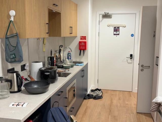 A modern studio in a brand new building in Dundee