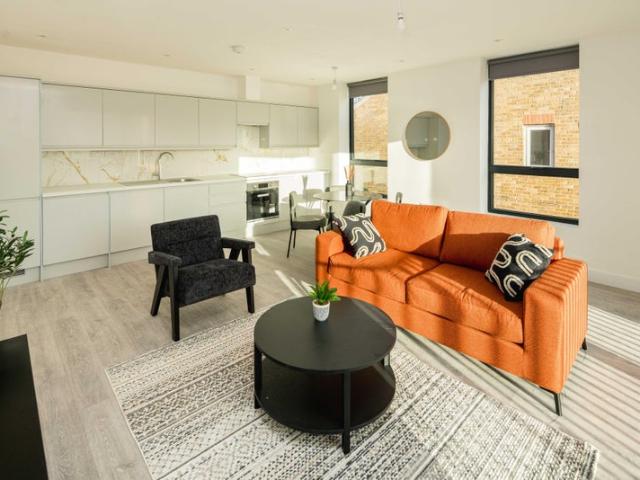 A brand new three bedroom apartment in N9