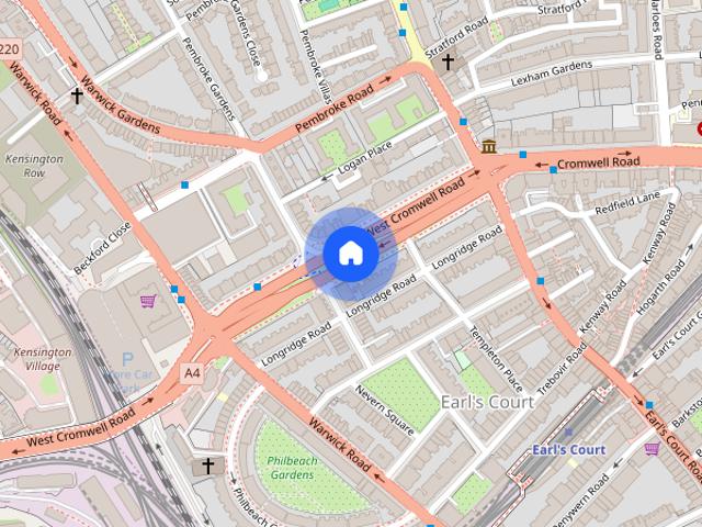 A clean and modern single studio apartment situated on the third floor in Earl’s Court, London SW5