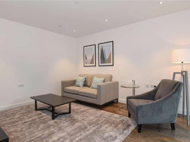 A contemporary apartment in a gated development