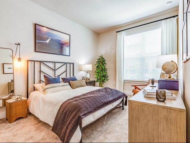 A cozy private room with a private bathroom