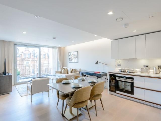 A luxurious one bedroom apartment on the second floor of Garrett Mansions, London W2