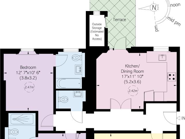 A refined two bedroom apartment on the third floor of a distinguished Knightsbridge address, moments from Sloane Street