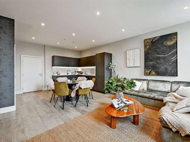 A stylish and fully furnished two bedroom apartment with car parking in The Factory building at The Horlicks Quarter