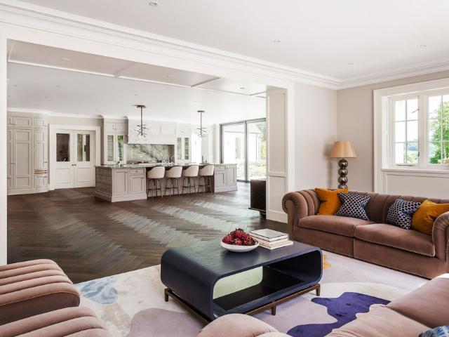 A Surrey Hills estate with 14 acres, a newly rebuilt house and far reaching views