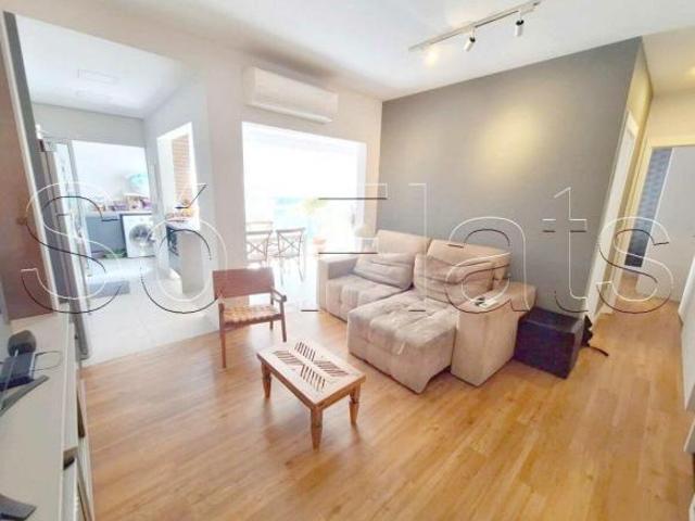 À venda! Apartamento com 66m², 2 dormitórios, 1 vaga, 2 wcs, mobiliado na Vila Olímpia