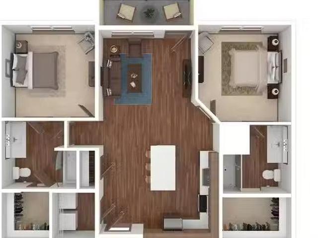 A 2 Bed 2 Bath