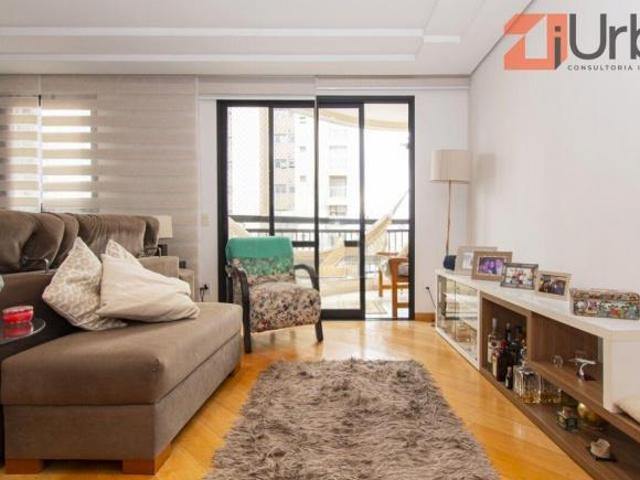 Aconchegante apartamento à venda na Vila Romana com 118m², 3 suítes, 3 vagas próximo ao Bourbon Shop