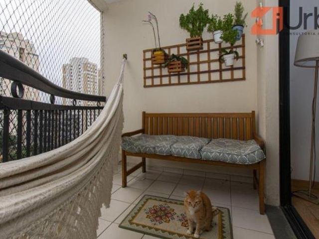 Aconchegante apartamento à venda na Vila Romana com 118m², 3 suítes, 3 vagas próximo ao Bourbon Shop