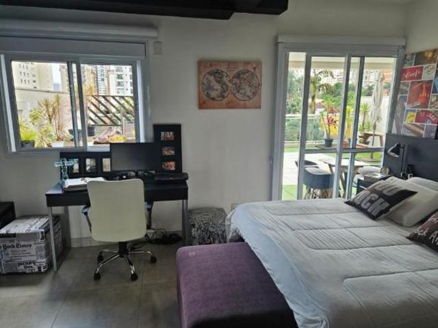 Elegante apartamento garden para venda em Campo Belo com 1 quarto, sendo 1 suíte, 120m² vlamirfrei