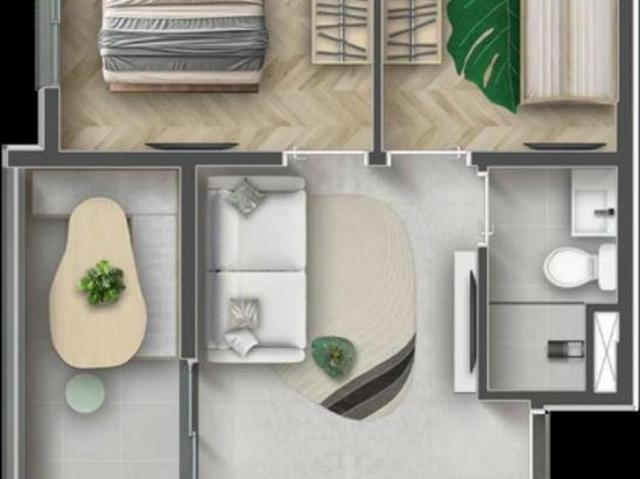 Aconchegante apartamento para venda em Chácara Inglesa com 2 quartos, 35m² camilapadula#8LQQE
