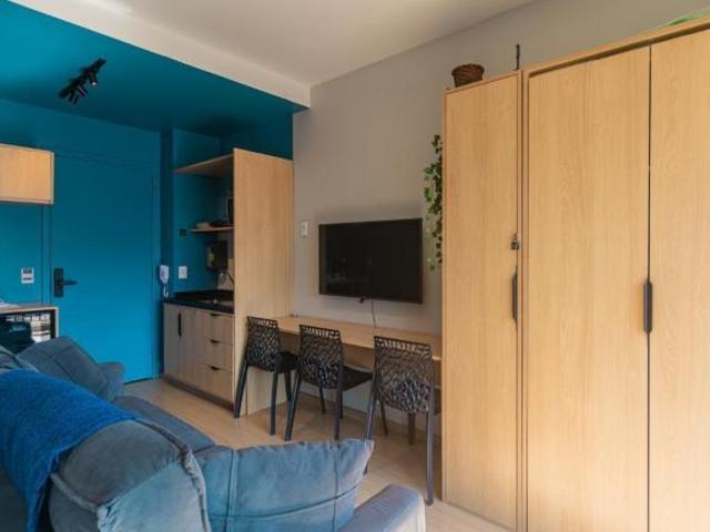 Sensacional apartamento para venda em Santo Amaro com 1 quarto, 34m²