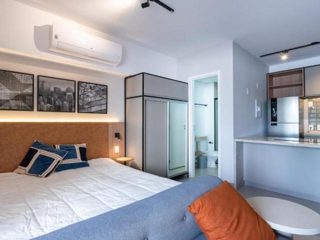Versátil studio para venda em Campo Belo com 1 quarto, 40m² remaxares#NR63A