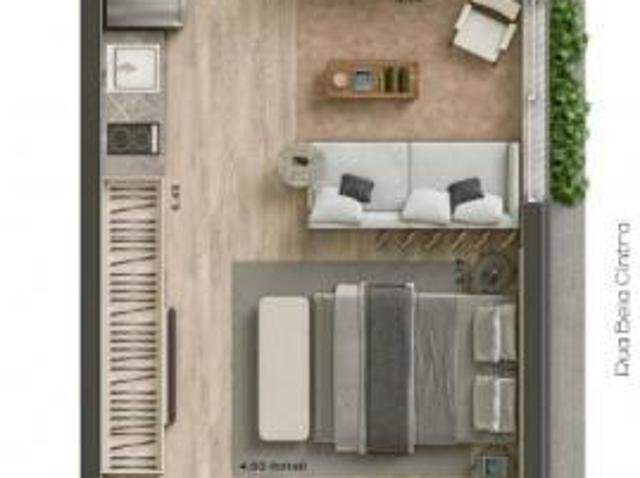 Elegante studio para venda em Cerqueira César com 1 quarto, sendo 1 suíte, 39m² urban#DWK84