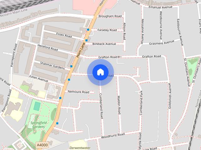 Acacia Road, Acton, London, UK, W3