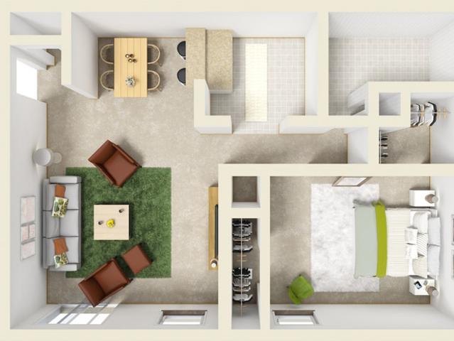 Acadia Park Apartments 1 Bedroom Apartment for Rent at 1300 Laban Ave, Houma, LA 70363 Acadian