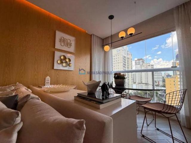 Aceita Pet! Apartamento semi mobiliado 45M2 AV JANDIRA, 268 500M para Shopping Ibirapuera