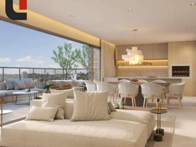 Ágon Apto 129m² 3 quartos, sacada gourmet e 2 vagas no Água Verde