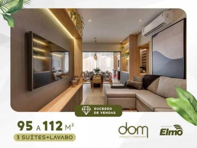 Ágio Apartamento Dom Parque Flamboyant de 99,24m² Apartamento com 3 Quarto s por R$ 1021088.00 no s
