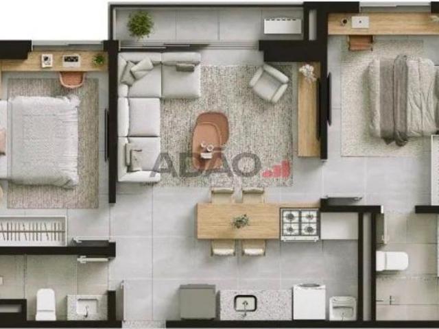 Ágio Hello viver universitário Apartamento com 2 Quarto s por R$ 586000.00 no setor Setor Leste Un