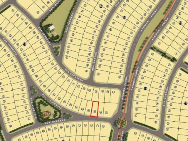 Ágio Lote Jardins Parma Lote à Venda, 273.95 por R$ 276000.00 no setor Jardins Parma VN29856