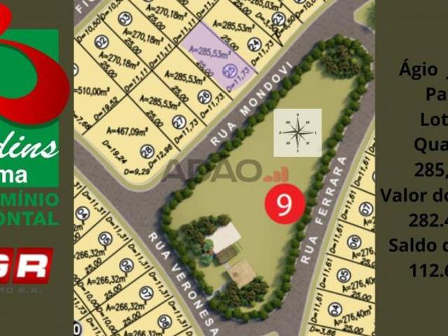 Ágio Lote no Condomínio Fechado Jardins Parma Ágio Lote à Venda, 285.53 por R$ 395082.41 no setor