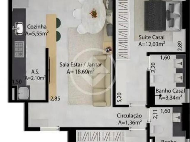 Ágio R$ 162.000 à venda apartamento de 2 quartos 1 suite analisa permuta por automóveis