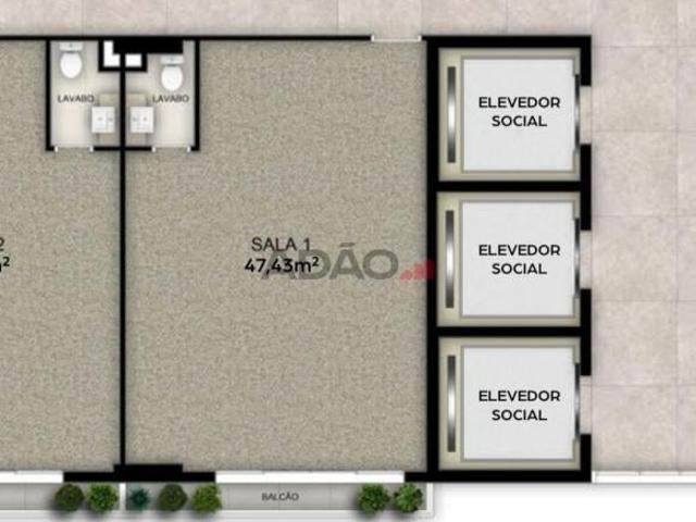 Ágio Sala Comercial no Geo Work 136 Sala comercial com 0 Quarto s por R$ 721312.00 no setor Setor M