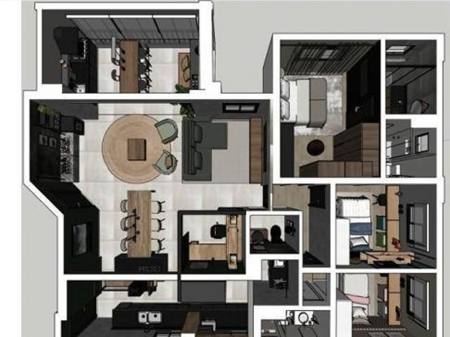 Deslumbrante apartamento para venda em City América com 3 quartos, sendo 3 suítes, 132m²