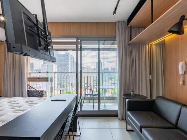 Sensacional studio para venda em Santo Amaro com 1 quarto, 27m²