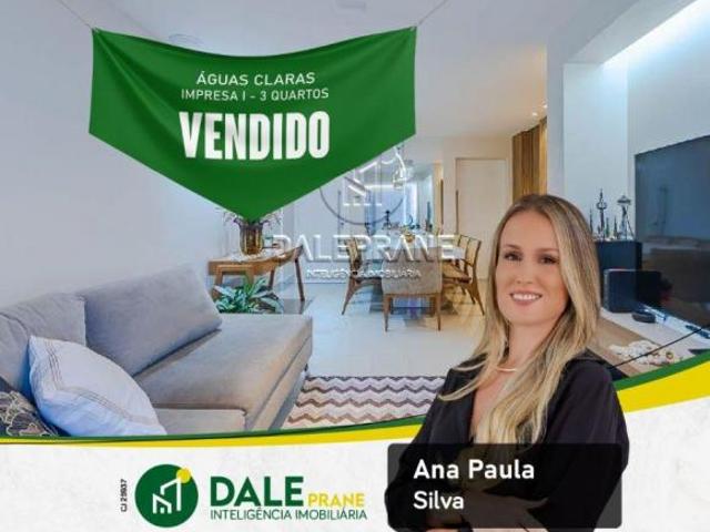 AGUAS CLARAS IMPRENSA I QUADRA 201 3 QUARTOS 2 SUÍTES REFORMADO 2 VAGAS