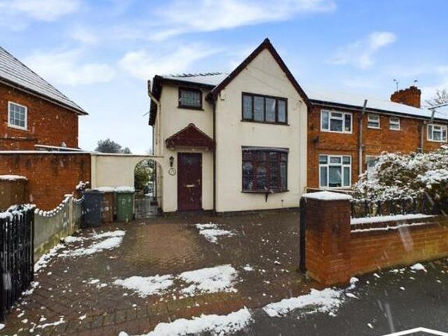 Addenbrooke Street, Walsall, 3 Bedroom End