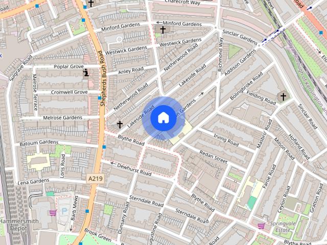 Addison Gardens, Brook Green, London, W14
