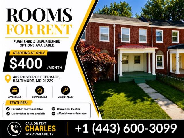 Affordable Room for Rent – Rosecroft Terrace