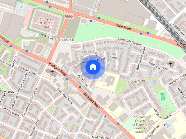 Aked Close, Manchester, M12