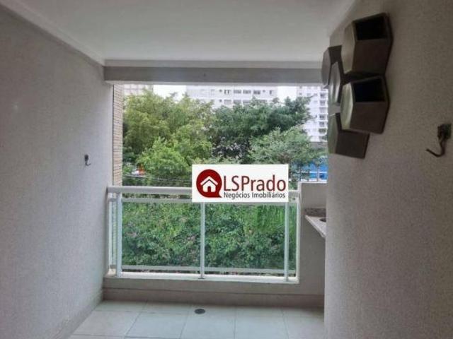 Ao lado da Hipica Santo Amaro, 1 dormitorio, varanda grill e 1 vaga!
