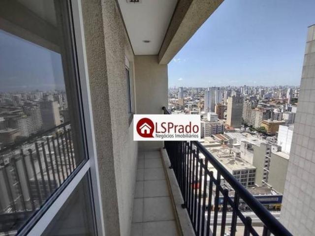 Ao lado do Metrô Luz, 37 m², 1 vaga, 1 dorm, andar alto, lazer completo !